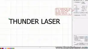 18-How to control the laser machine from the software - Thunder Laser
