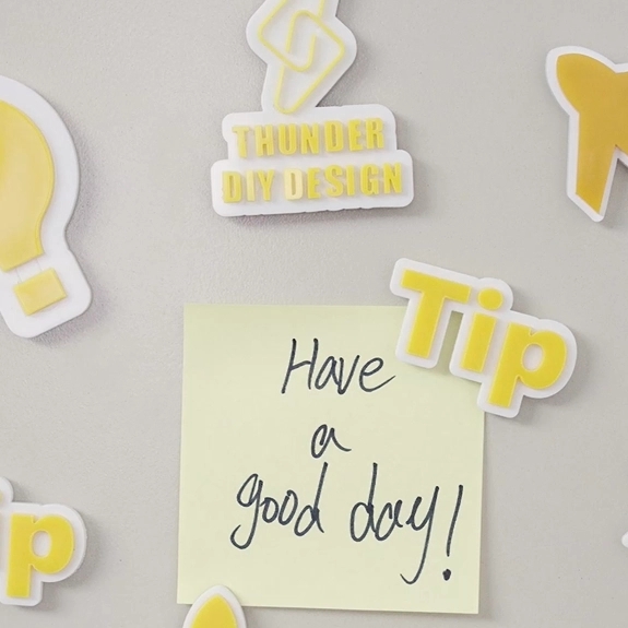 Laser Cutting-Acrylic Fridge Magnets | Thunder Laser