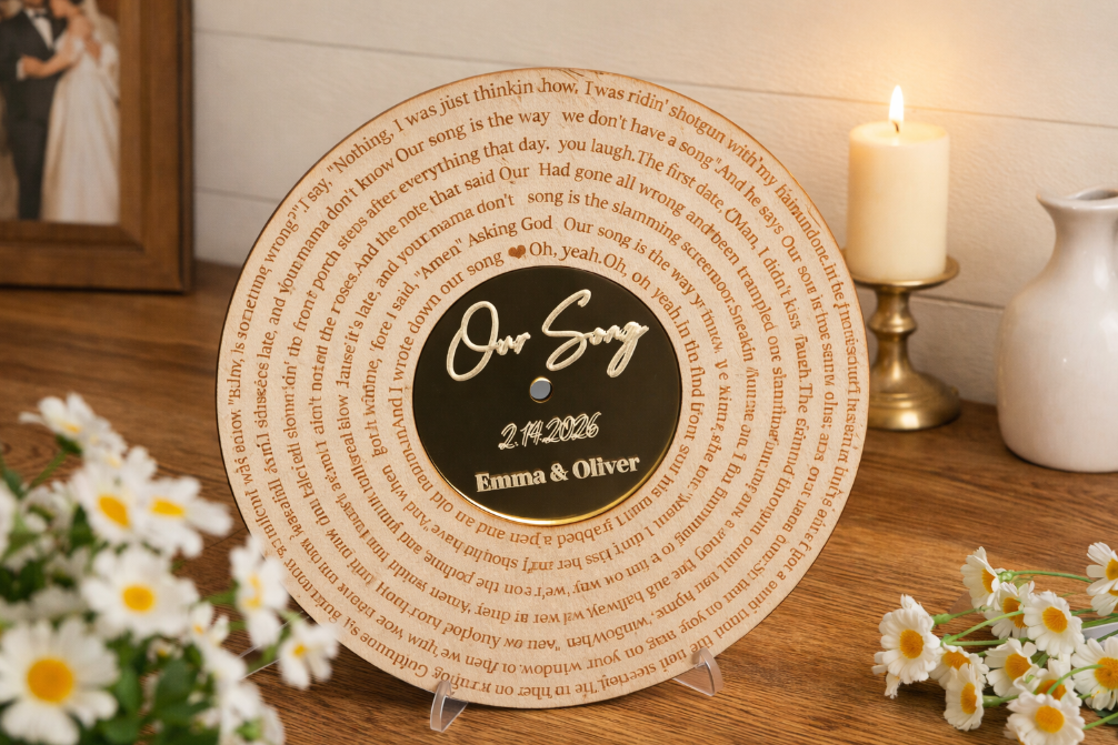 Laser Engraving - Custom Lyric CD Decor | Thunder Laser