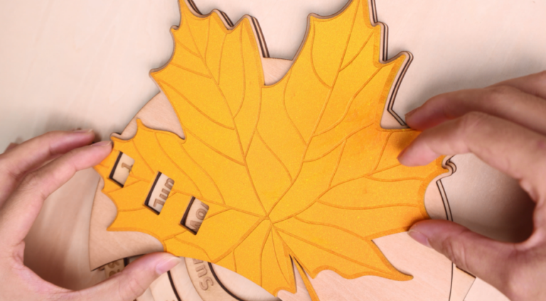 Laser Cutting - Maple Calendar | Thunder Laser